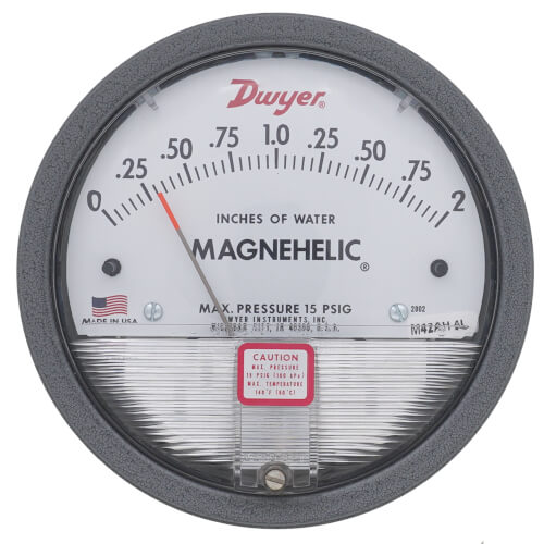 2002-DWYER - Dwyer 2002-DWYER - 2000 Series Differential Pressure Gauge ...