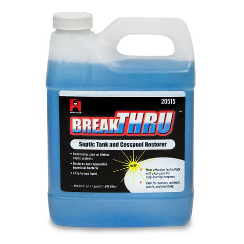 20515 - Hercules 20515 - 32 oz. Break-Thru Septic Tank & Cesspool Restorer