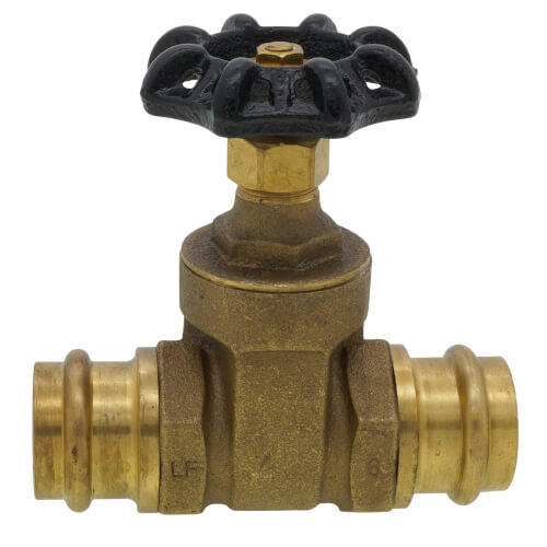 205R001-NL - Everflow 205R001-NL - 1" Press Gate Valve (Lead-Free Brass)