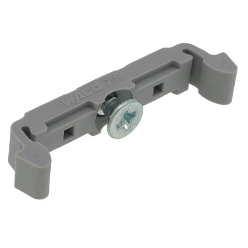209-123 - WAGO 209-123 - Din Rail Mounting Foot w/ Screw - Gray