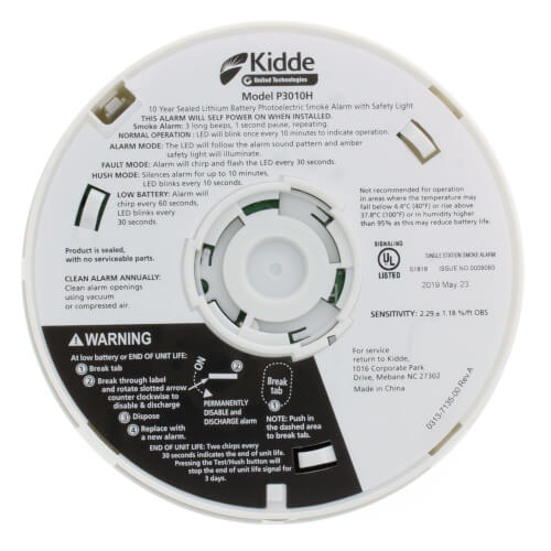 21010069 - Kidde 21010069 - P3010H Lithium Battery Operated ...