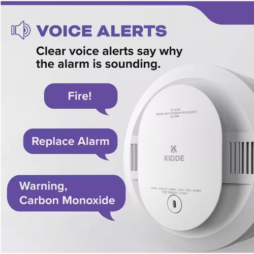 21032779 - Kidde 21032779 - Battery Powered Combination Smoke and ...