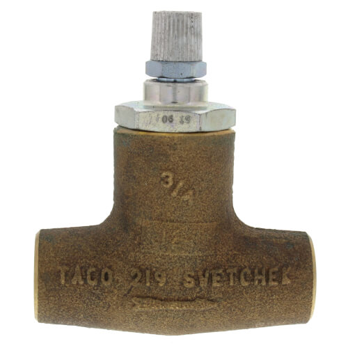 219-4 - Taco 219-4 - 3/4" CxC Horizontal (Bronze) Taco Flo-Chek