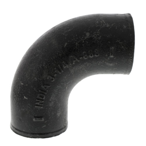 220192 - NewAge Casting 220192 - 3" Imported No Hub Cast Iron 90° Elbow