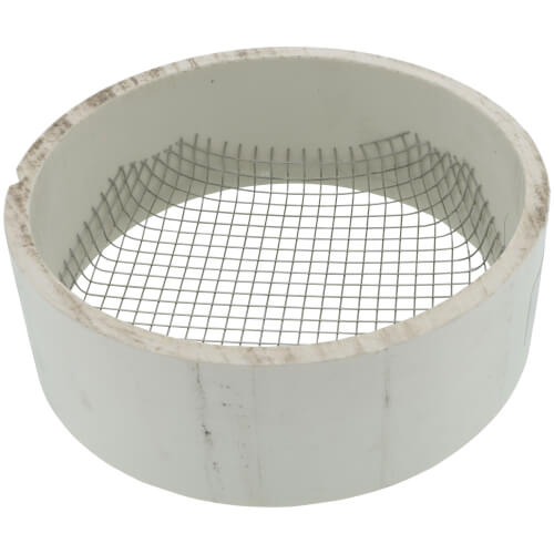 2202056 - Wal-rich 2202056 - 6" PVC Termination Vent w/ SS Screen