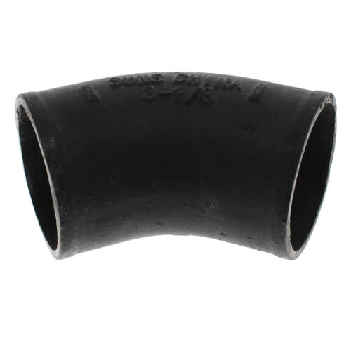 220608 - NewAge Casting 220608 - 3" Imported No Hub Cast Iron 45° Elbow