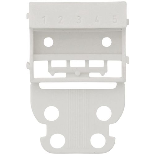 221-505 - WAGO 221-505 - 1-Gang 221 Series 5-Conductor Mounting Carrier ...