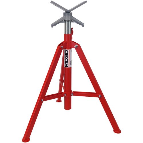 22168 - RIDGID 22168 - VF-99 V-Head Folding High Pipe Stand, Adjustable ...