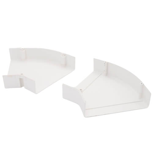 230-FB456W - DiversiTech 230-FB456W - 6" SpeediChannel 45° Flat Bend (White)