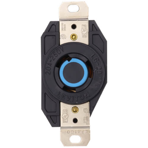 2320 - Leviton 2320 - Industrial Grade Locking Receptacle, 20A, 2P ...