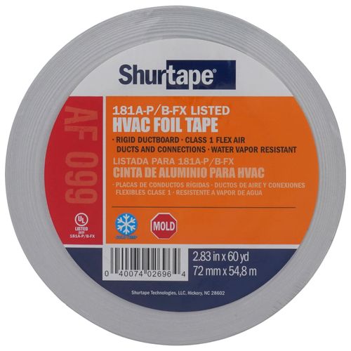 232623 - Shurtape 232623 - AF 099 Silver Printed UL-181 Aluminum Foil ...
