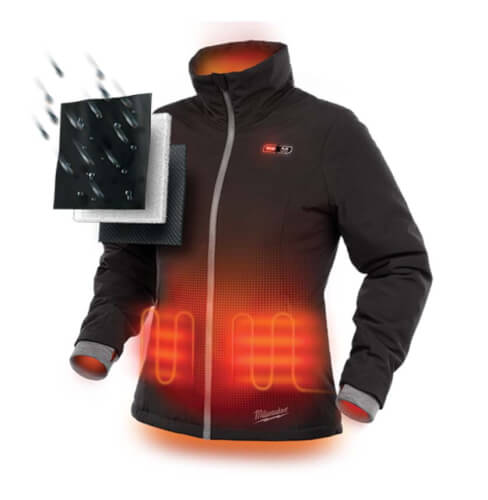 232B-21L - Milwaukee 232B-21L - M12 Women's Softshell Black Heated ...