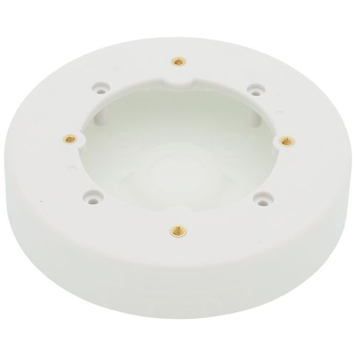 2338A-WH - Wiremold 2338A-WH - 5-1/2" Dia. Open Base Round Fixture Box ...