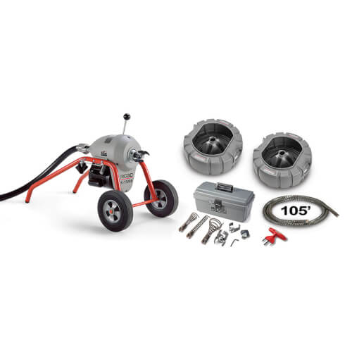 23717 - RIDGID 23717 - K-1500B Sectional Machine (7) C-11 1-1/4" x 15 ...