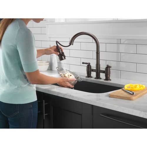 2390L-RB-DST - Delta 2390L-RB-DST - Broderick Two Handle Pull-Down ...
