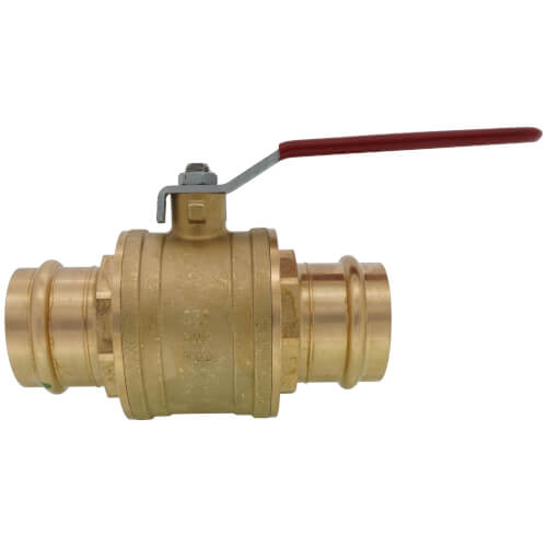 24025 - Viega 24025 - 2" ProPress Bronze/Brass Full Port Ball Valve (Press x Press)