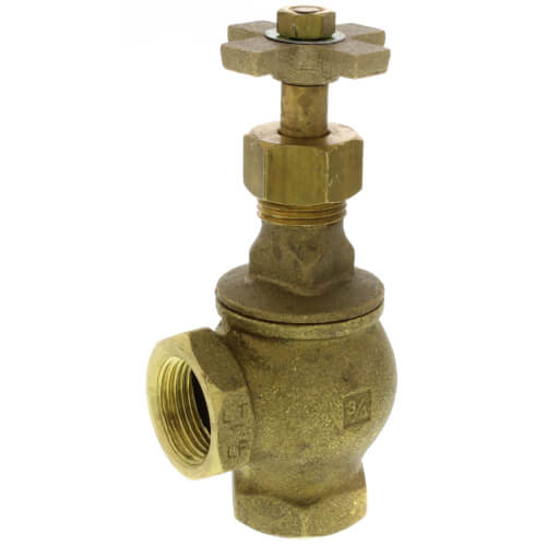 240T04LF - Matco-Norca 240T04LF - 3/4" Threaded Brass Angle Globe Valve (Lead Free)