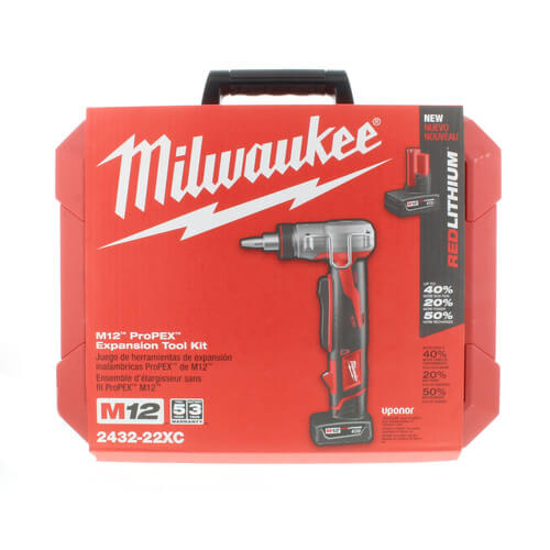 2432-22XC - Milwaukee 2432-22XC - M12 ProPEX Expansion Tool Kit with 1/ ...