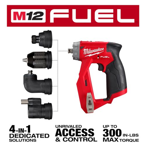 2505-20 - Milwaukee 2505-20 - M12 Fuel 12V Lithium-Ion 4-in-1 ...