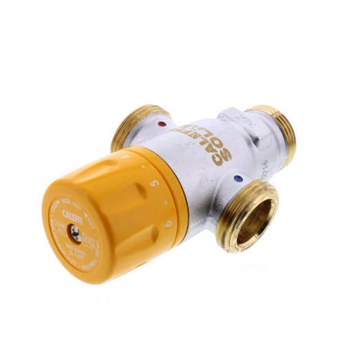 252158A - Caleffi 252158A - 3/4" Sweat Thermostatic Solar Mixing Valve ...