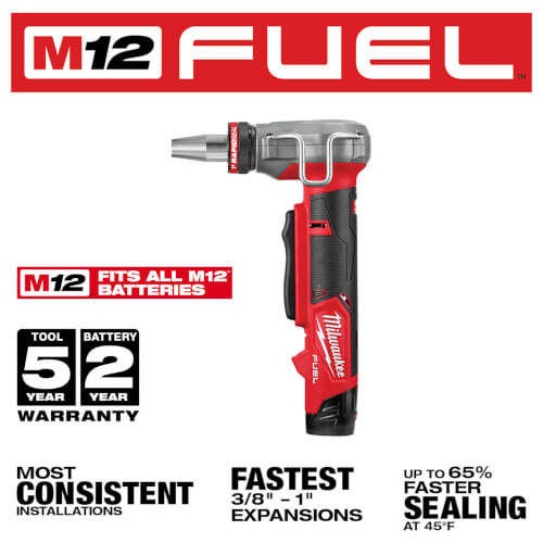 2432-22XC - Milwaukee 2432-22XC - M12 ProPEX Expansion Tool Kit with 1/ ...