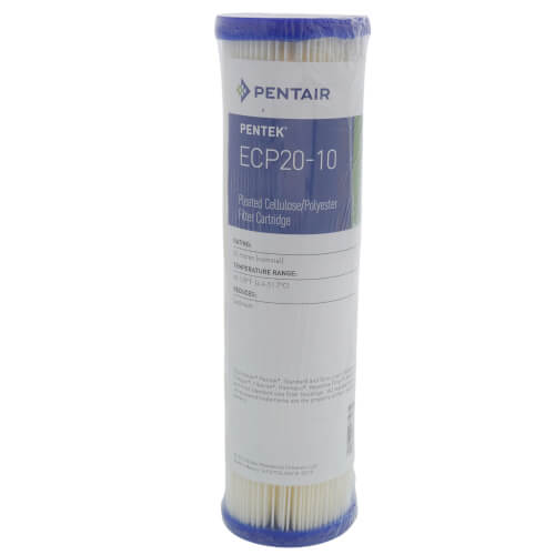 255483-43 - Pentair 255483-43 - ECP20-10, Pleated Cellulose Polyester Sediment Filter Cartridge ...