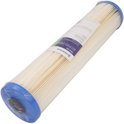 255495-43 - Pentair 255495-43 - ECP20-20BB, Big Blue Pleated Cellulose Polyester Sediment Filter ...