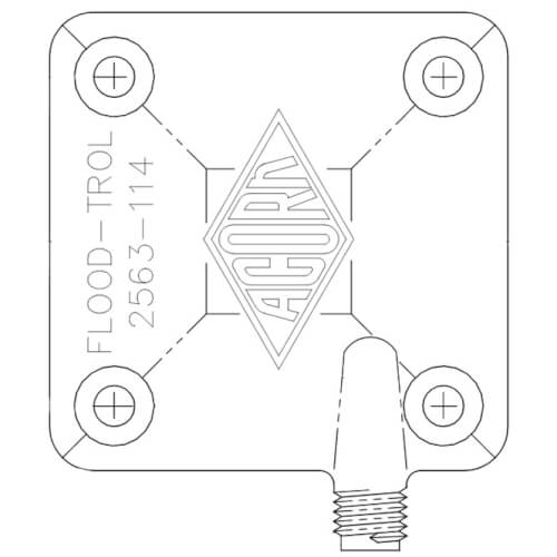 2563-114-000 - Acorn 2563-114-000 - Flood-Trol Cover Plate, 2563-114-000