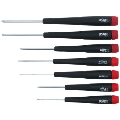 26197 - Wiha 26197 - 7-Piece Precision Slotted & Phillips Screwdriver Set