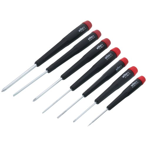 26197 - Wiha 26197 - 7-Piece Precision Slotted & Phillips Screwdriver Set