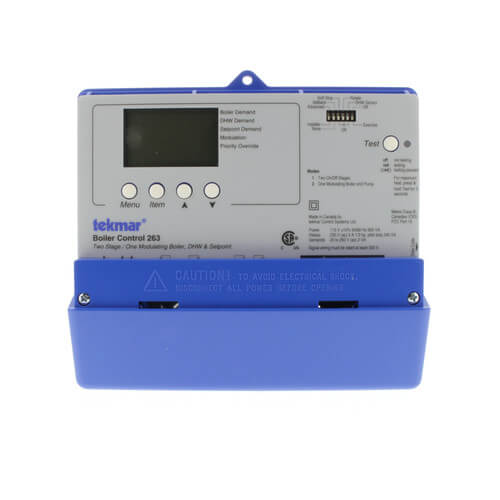 263 - Tekmar 263 - Boiler Control - Two Stage / One Modulating Boiler ...