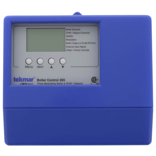 265 - Tekmar 265 - Boiler Control - Three Modulating Boiler & DHW ...