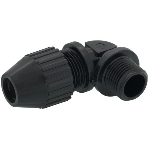 2682 - T&B 2682 - 1/2" MNPT Black Nylon Liquid Tight Cord 90° Elbow ...