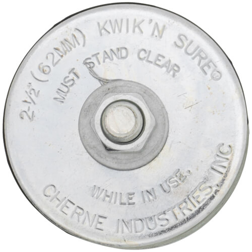 269913 - Cherne 269913 - 2-1/2" Kwik 'N Sure Plug