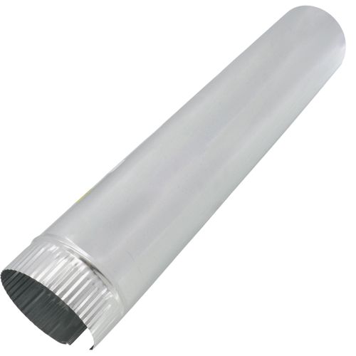 26CP4X24 - GAF Master Flow 26CP4X24 - 4" x 2' Round Metal Duct Pipe ...