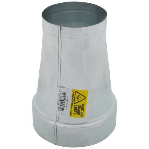 26R6X4 - GAF Master Flow 26R6X4 - 6" to 4" Round Reducer - 26 Gauge