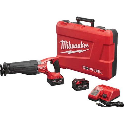 2721-22 - Milwaukee 2721-22 - M18 Fuel Sawzall Reciprocating Saw Kit w ...