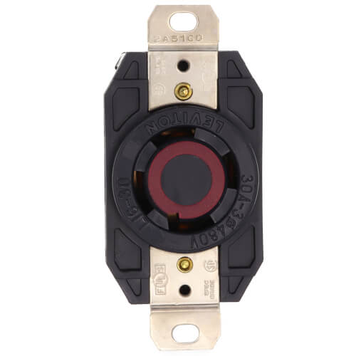 2730 - Leviton 2730 - Industrial Grade Locking Receptacle, 30A, 3P ...