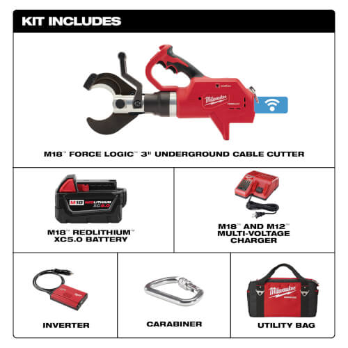 2776-21 - Milwaukee 2776-21 - M18 FORCE LOGIC 3" Underground Cable Cutter