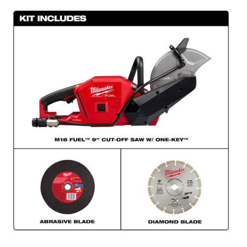 2786-20 Milwaukee MILWAUKEE 2786-20 M18 FUEL™ 9 Cut-Off Saw W/ ONE-KEY ...