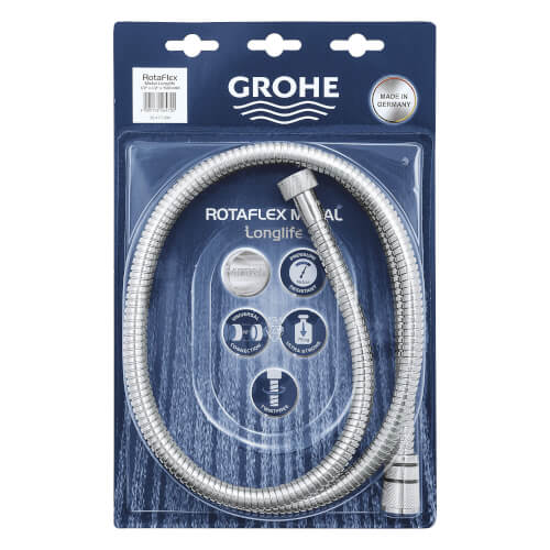 28417000 - Grohe 28417000 - Rotaflex 59" Metal Twist-Free Shower Hose ...