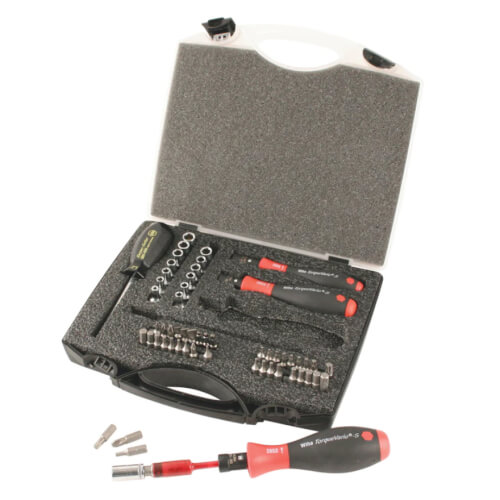 28589 - Wiha 28589 - 59-Piece TorqueVario Bit Set