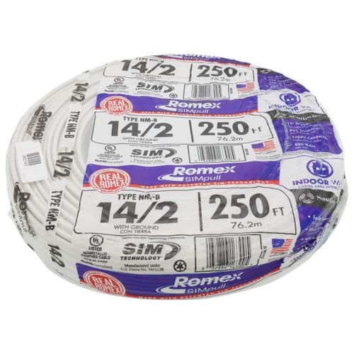 28827455 - Southwire 28827455 - 14-2 White Romex® SIMpull Type NM-B ...
