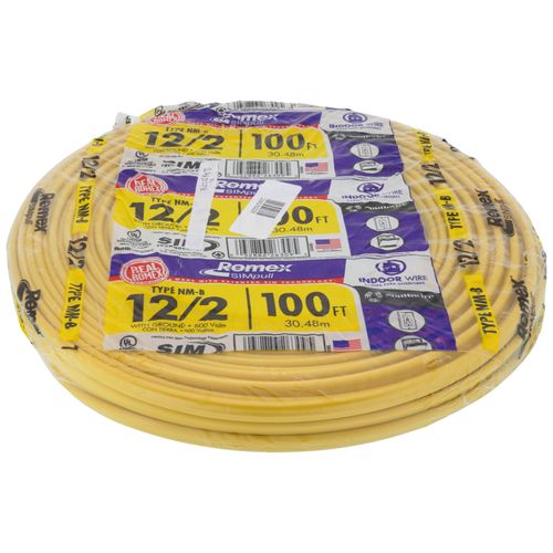 28828228 - Southwire 28828228 - 12-2 Yellow Romex® SIMpull Type NM-B ...