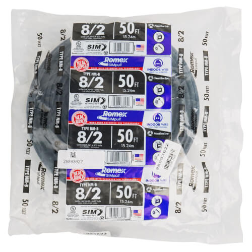 28893622 - Southwire 28893622 - 8-2 Black Romex® SIMpull Type NM-B ...