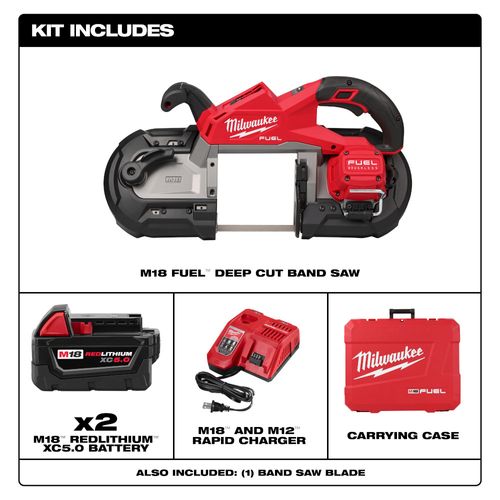 2929-22 - Milwaukee 2929-22 - M18 FUEL Deep Cut Band Saw Kit