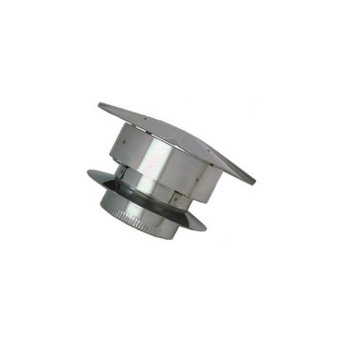 2RNCAPA04 - Z-FLEX 2RNCAPA04 - 4" Aluminum Deluxe Rain Cap