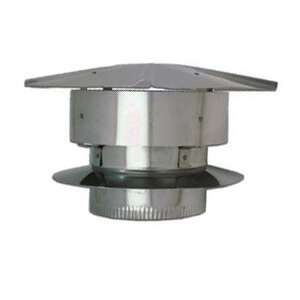 2RNCAPS04 - Z-FLEX 2RNCAPS04 - 4" Stainless Steel Rain Cap