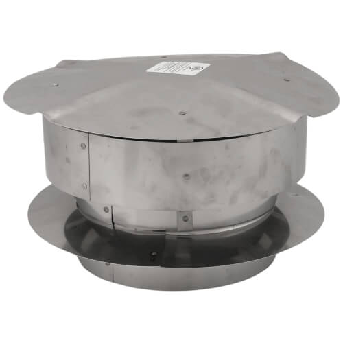 2RNCAPS08 - Z-FLEX 2RNCAPS08 - 8" Stainless Steel Rain Cap