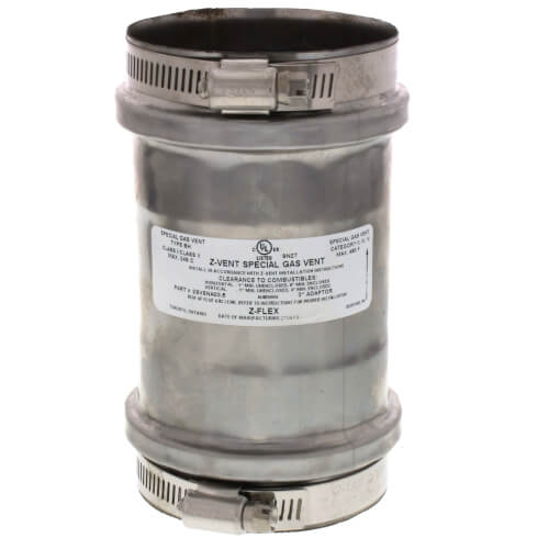 2SVSNA03.5 - Z-FLEX 2SVSNA03.5 - 3" Universal Adapter (Takagi, Modine ...